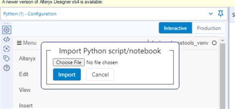 Schedulerunpython Script Using Alteryx Alteryx Community