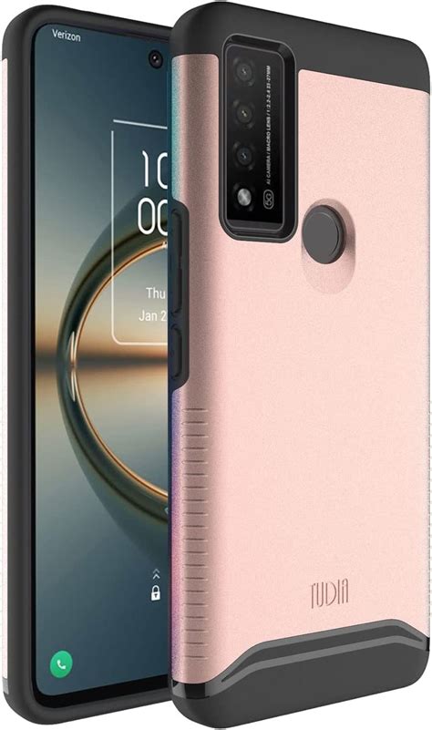 Tudia Merge Tcl 30v 5g Phone Case Dual Layer Heavy Duty Slim Cover