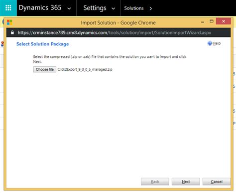 Install Click2export In Dynamics 365 Crm Microsoft Dynamics 365 Crm Tips And Tricks