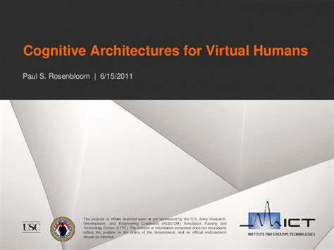 Pptx Cognitive Architectures For Virtual Humans Dokumentips