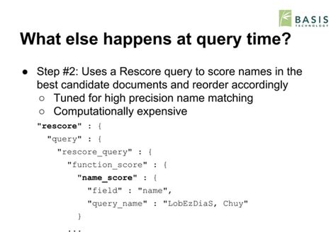 Simple Fuzzy Name Matching In Elasticsearch Graham Morehead Ppt