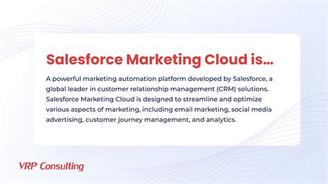 Salesforce Marketing Cloud Features Workflows Analytics Personalization Campaign Management