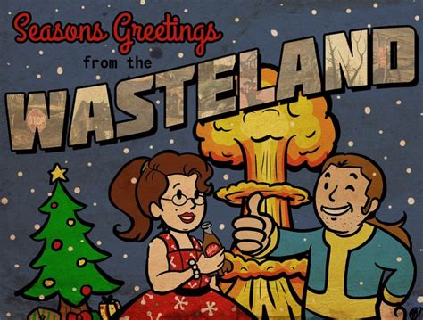 Fallout 4 Holiday Card Seasons Greetings Fallout Holiday Cards