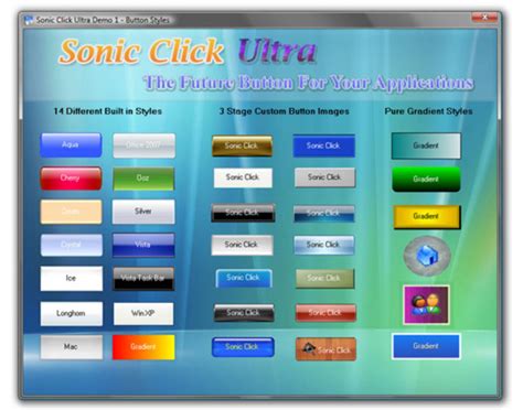 Sonic Click Ultra Button Activex Control Development Tools