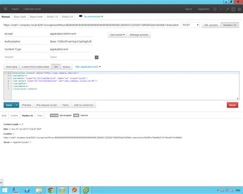 Работаем с Vmware Vrealize Orchestrator через Rest Api