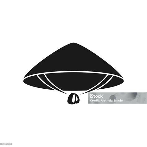 베트남 원뿔형 모자 실루엣 심플한 플랫 아이콘 벡터 디자인 0명에 대한 스톡 벡터 아트 및 기타 이미지 0명 개인 장식품