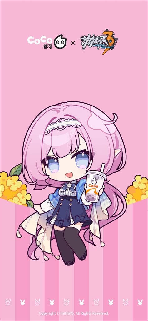 Kiana Andelysia Coco Tea Collab Official Wallpaper R Houkai3rd