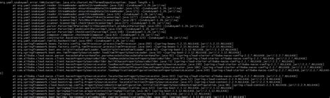 nacos解析yaml文件报错org yaml snakeyaml error YAMLException java nio charset MalformedInputException