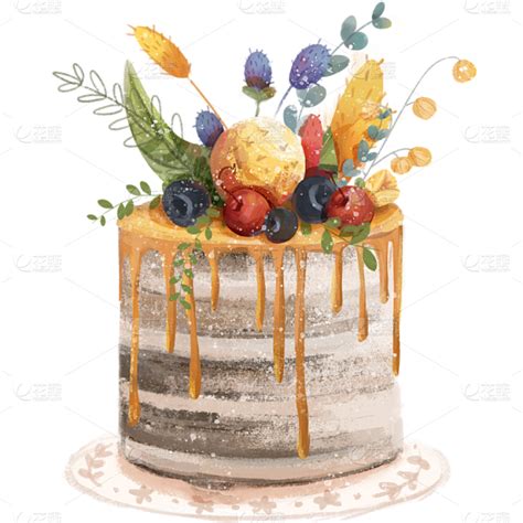 插画 蛋糕