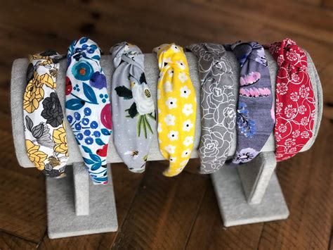 Knotted Headbands Floral Headbands Colorful Headbands Womens