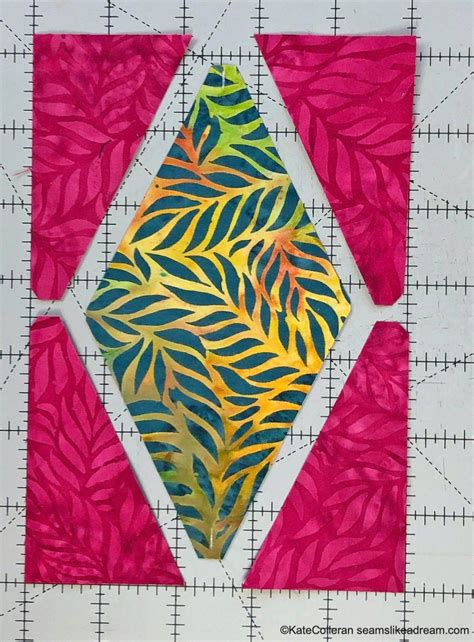 Diamond In A Rectangle Quilt Block Patterns Kate Colleran Designs