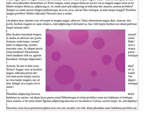 Cs6 Indesign How To Get Anchored Objects To Flow Within Text Boxes