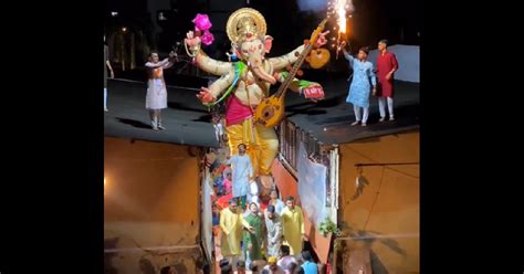 Kalachowki Cha Mahaganpati Aagman Sohala 2023 Video Viral मुंबईत