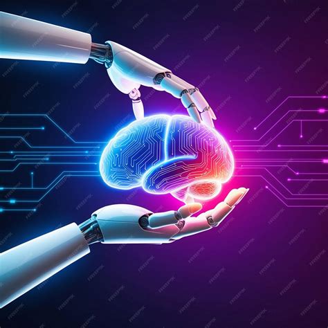 Futuristic Ai And Robotics The Intersection Of Technology And Human Cognition Premium Ai