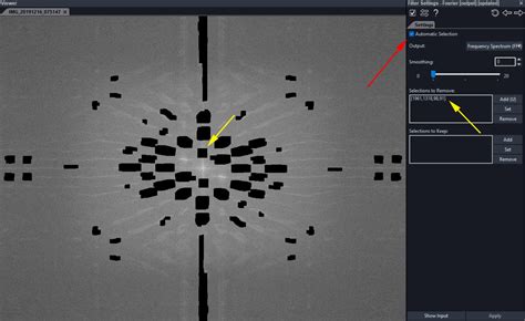 remove periodic noise from an image