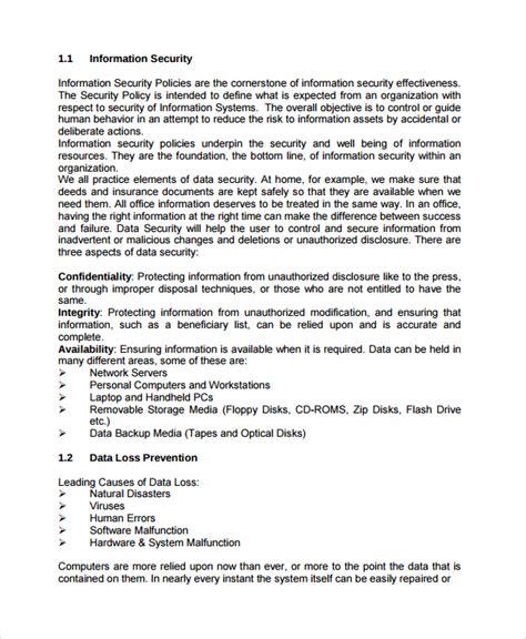 Ot Security Policy Template