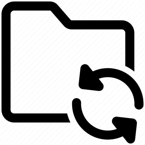 Folder Document Storage Sync Reload Icon Download On Iconfinder