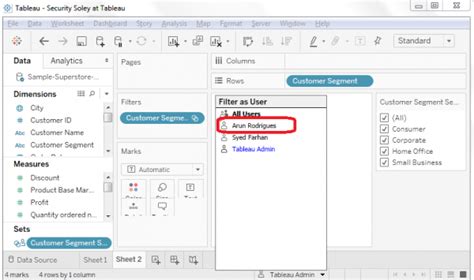 Data Security In Tableau Part Take This Course