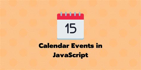 How To Generate Calendar Events Programmatically For Browser And Nodejs Using Javascript