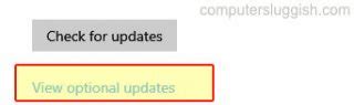 How To Install Windows Optional Updates Computersluggish