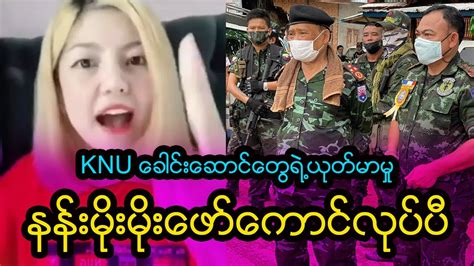 ကရင်ပြည်နယ်ရောက် Pdfတွေကို နန်းမိုးမိုး ထပ်မံသ တိ ပေးလိုက်ပြန်ပီ Youtube