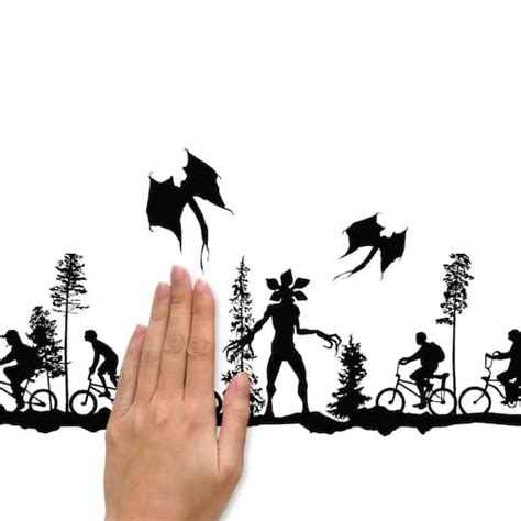 Roommates Stranger Things Forest Scene Peel And Stick Wall Decal Set Michaels