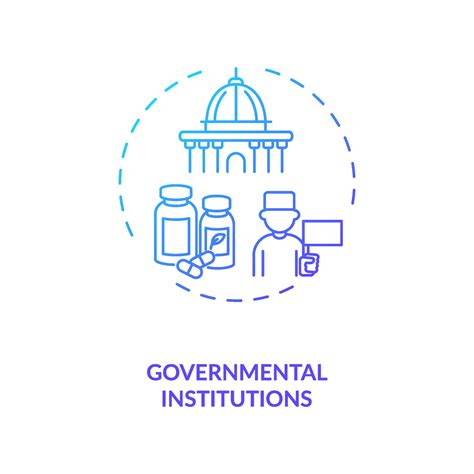Governmental Institutions Concept Icon 2254587 Vector Art At Vecteezy