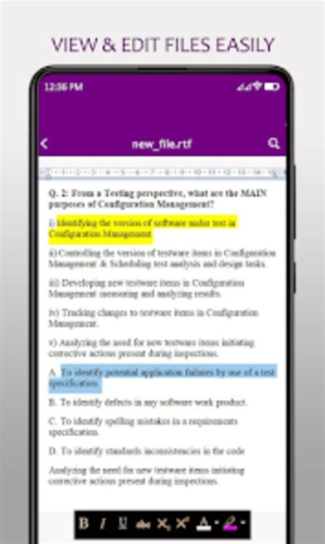 Android Için Rtf Viewer Doc Rtf File Reader İndir