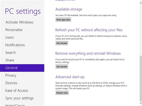 Windows 8 Pc Settings Complete Guide