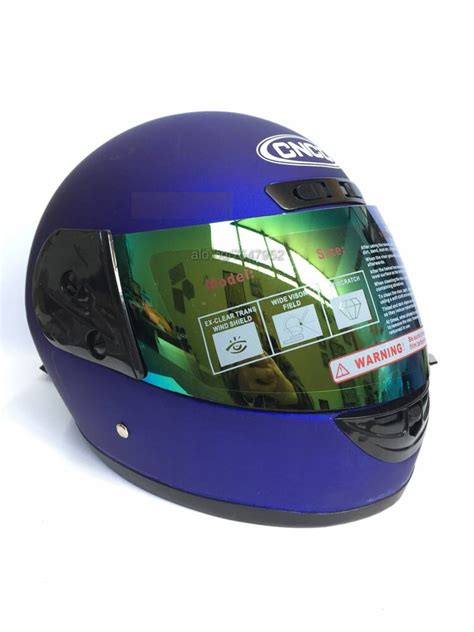 Нова Каска за Мотор с Двоен Визьор Синя Мат А 23 Аксесоари Резервни части консумативи