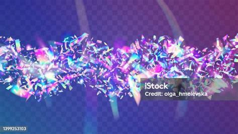 홀로그램 텍스처 크리스탈 호일 파티 현실적인 뱀 보라색 디스코 배경 웹펑크 아트 반짝이는 플레어 생일 틴셀 홀로그램 반짝임 핑크 홀로그램 텍스처 굴절에 대한 스톡 벡터 아트