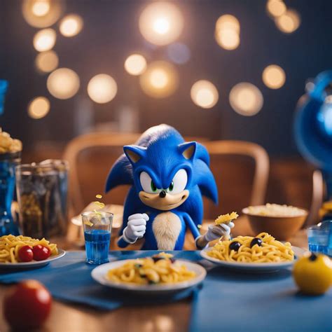 Sonic The Hedgehog Eating Pasta By Billieoldish On Deviantart