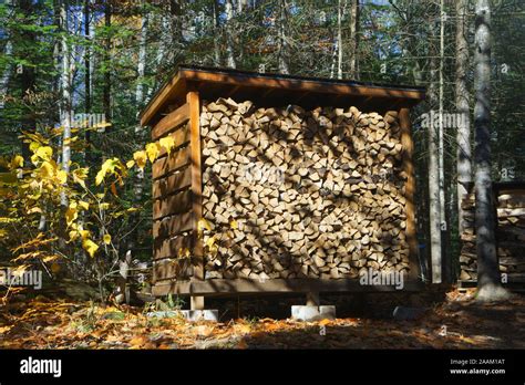 Firewood Storage Shed Hi Res Stock Photography And Images Alamy