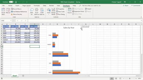 VBA Code To Create Format Charts In Excel YouTube