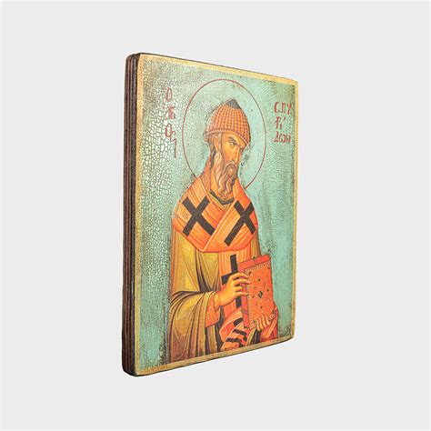 ΞΥΛΙΝΕΣ ΕΙΚΟΝΕΣ ΑΓΙΩΝ ΑΓΙΟΣ ΣΠΥΡΙΔΩΝ ΕΙΚΟΝΑ ΑΓΙΟΥ ΣΠΥΡΙΔΩ