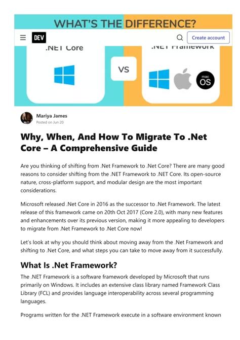 Ppt Why When And How To Migrate To Net Core A Comprehensive