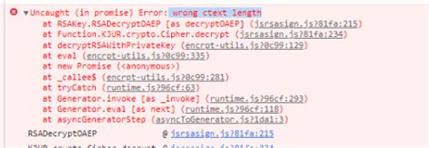 how to resolve wrong ctext length · issue 532 · kjur jsrsasign · github