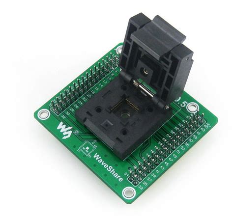 GP QFN64 0 5 A Enplas IC Test Socket Programming Adapter For QFN64 MLF64 MLP64 Package