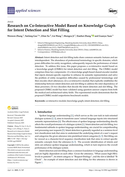 Pdf Research On Co Interactive Model Based On Knowledge Graph For