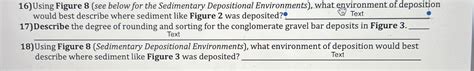 solved using figure 8 see below for the sedimentary