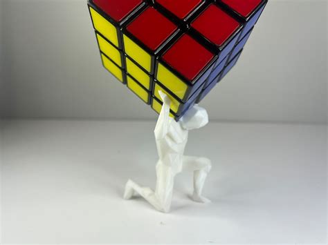 atlas rubik s cube stand rubik s cube holder etsy