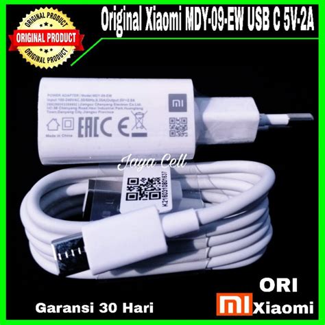 Jual Charger Xiaomi Redmi Original Casan Ori Mdy Ew Usb C