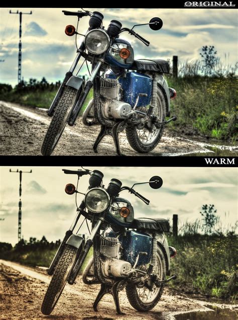 摩托车照片质感的hdr效果调色动作 Ps教程网