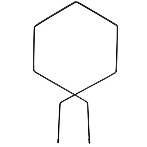 Wire Wreath Form Iron Metal Wreath Frame Pentagram Shaped Macrame Making Rings For Christmas