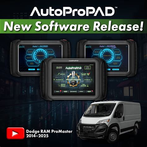 Expanded Dodge Ram Promaster Key Programming Coverage 2014 2025 Now Available On Autopropad