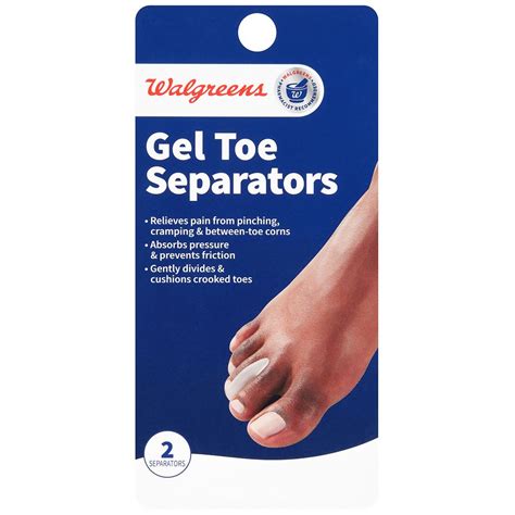 Walgreens Gel Toe Separators Walgreens