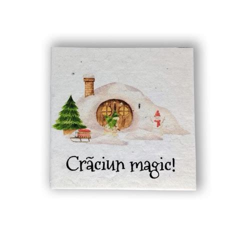 Mini Felicitari De Craciun H Rtie Plantabil
