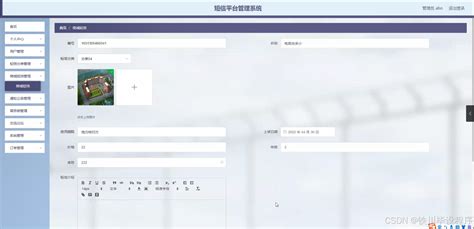 java计算机毕业设计短信平台管理系统（开题 程序 论文） csdn博客