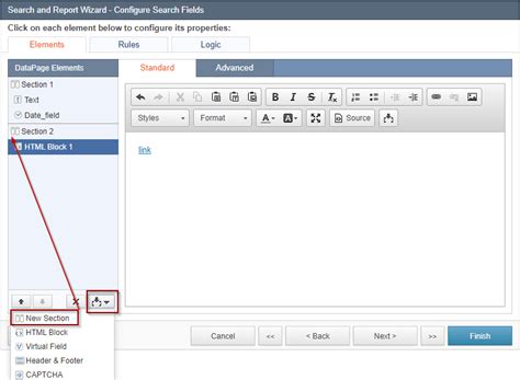 Datapages Show Hide Link Basedon User Authentication User