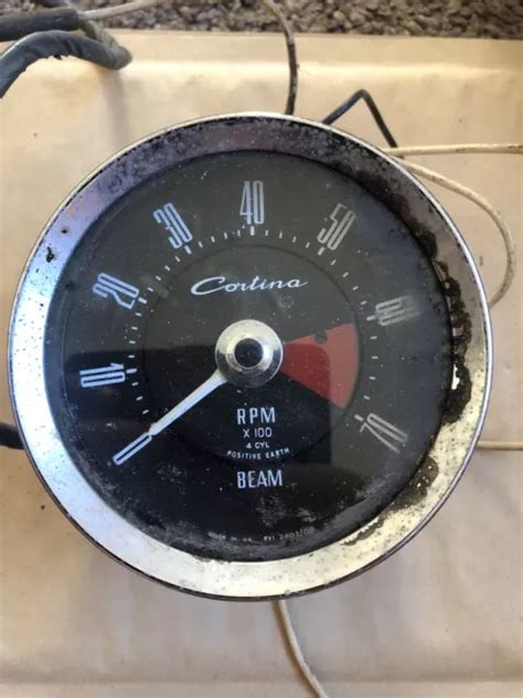 FORD CORTINA MK GT Rev Counter Lotus Rpm Beam Light PicClick UK